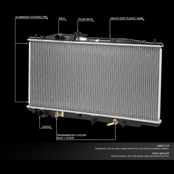 05-07 Honda Accord V6 Hybrid Aluminum Radiator - 2571 - CA Auto Parts