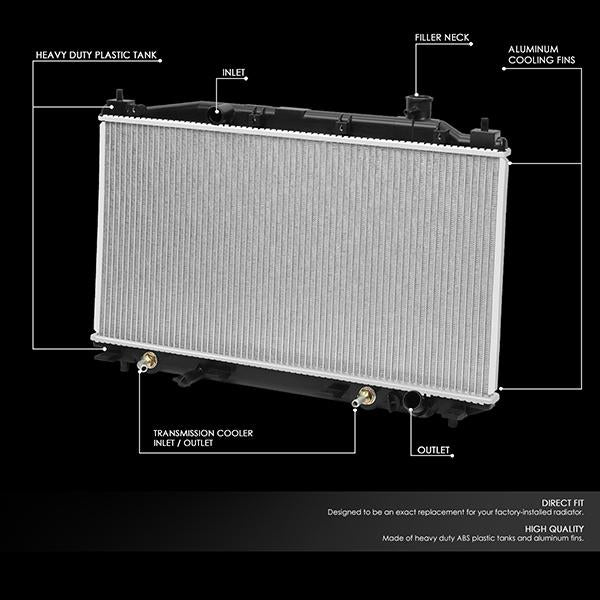 03-05 Honda Civic Hybrid AT Replacement Aluminum Radiator - 2572 - CA ...