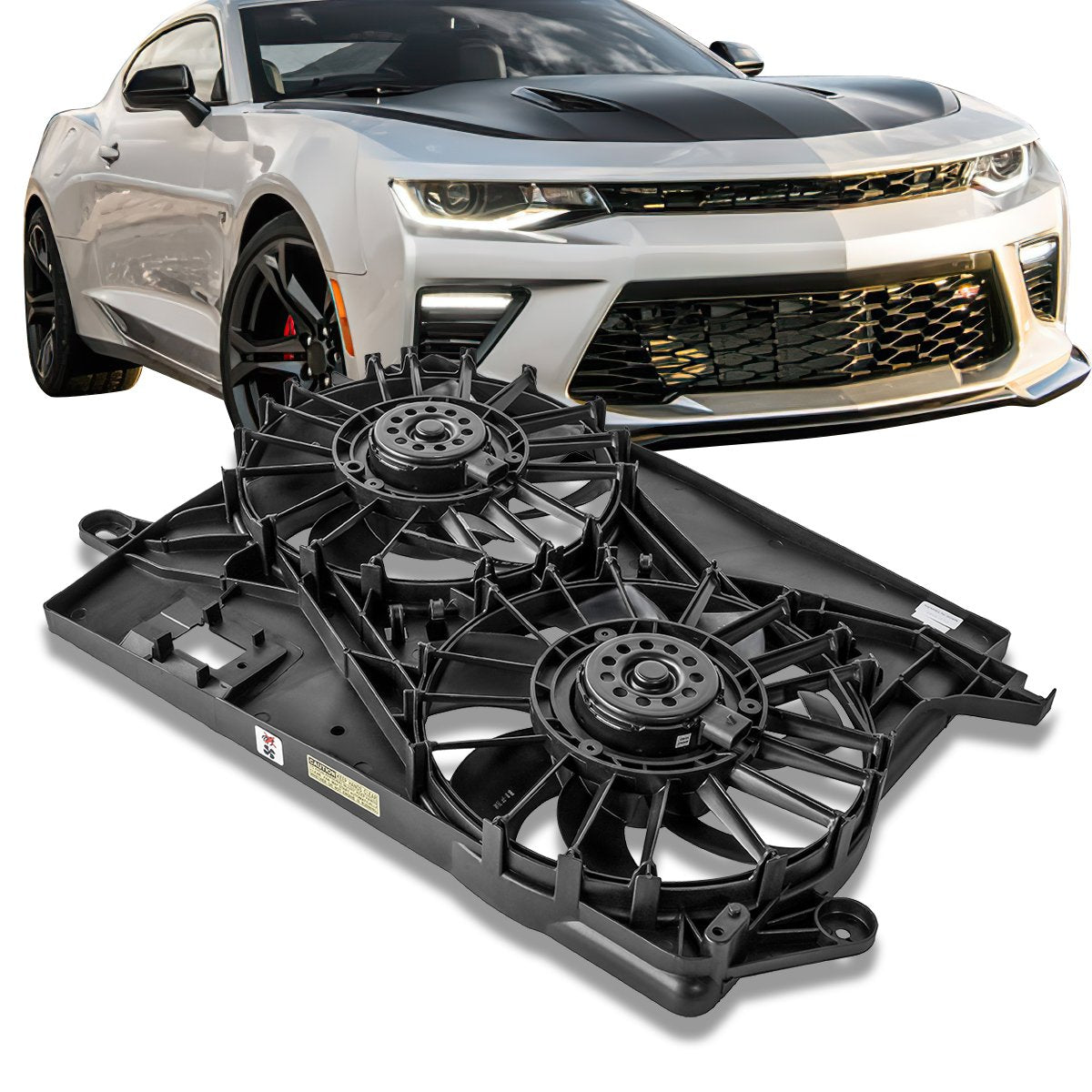 06-18 Dodge Charger 2.7L 3.5L 5.7L 6.1L Radiator Cooling Fan Assembly ...