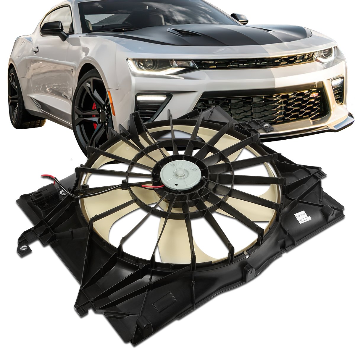 09-12 Dodge Ram Truck 1500 3.7L Radiator Cooling Fan Assembly - CH3115 ...
