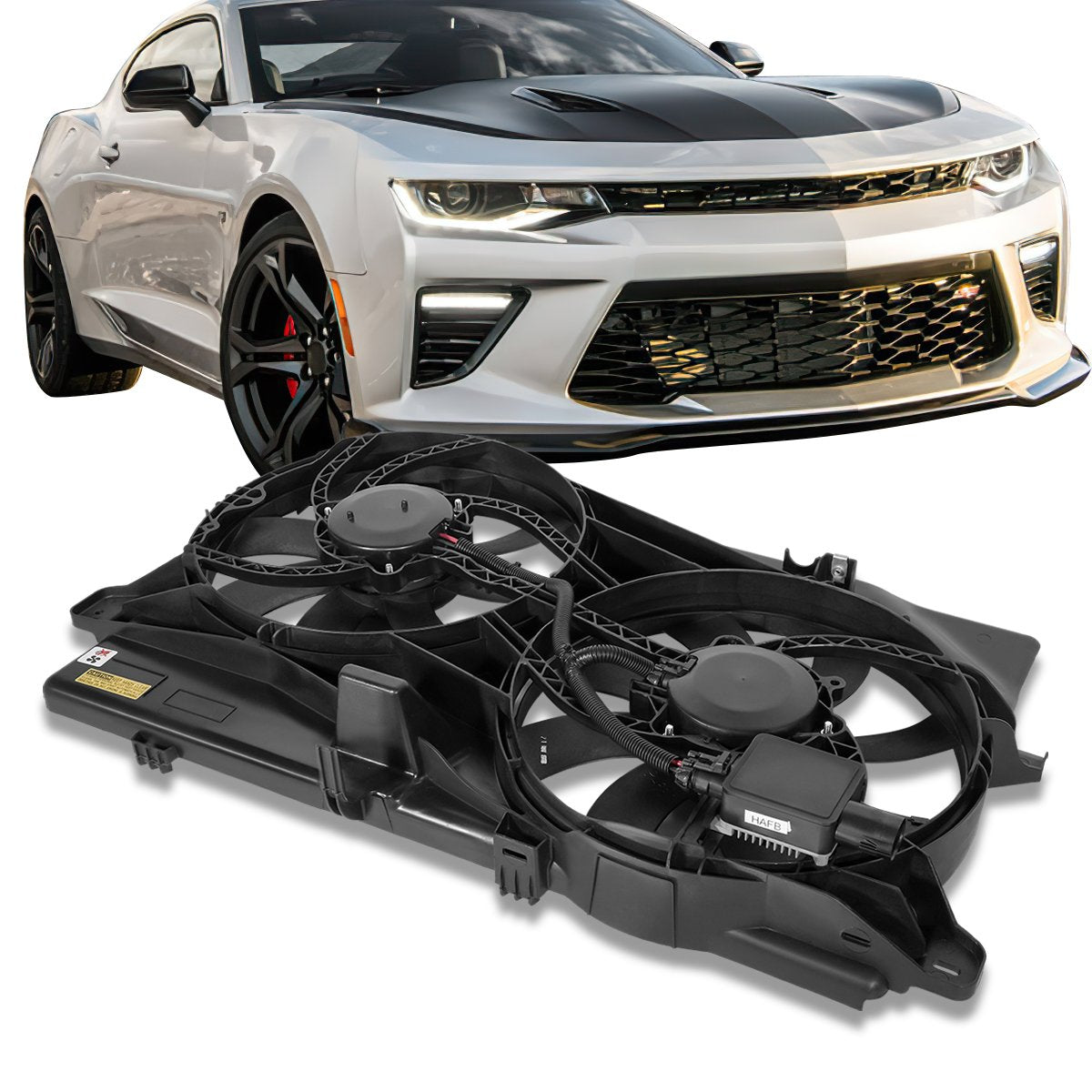 07-15 Lincoln MKX Ford Edge 2.0L 3.5L 3.7L Radiator Cooling Fan Assemb ...