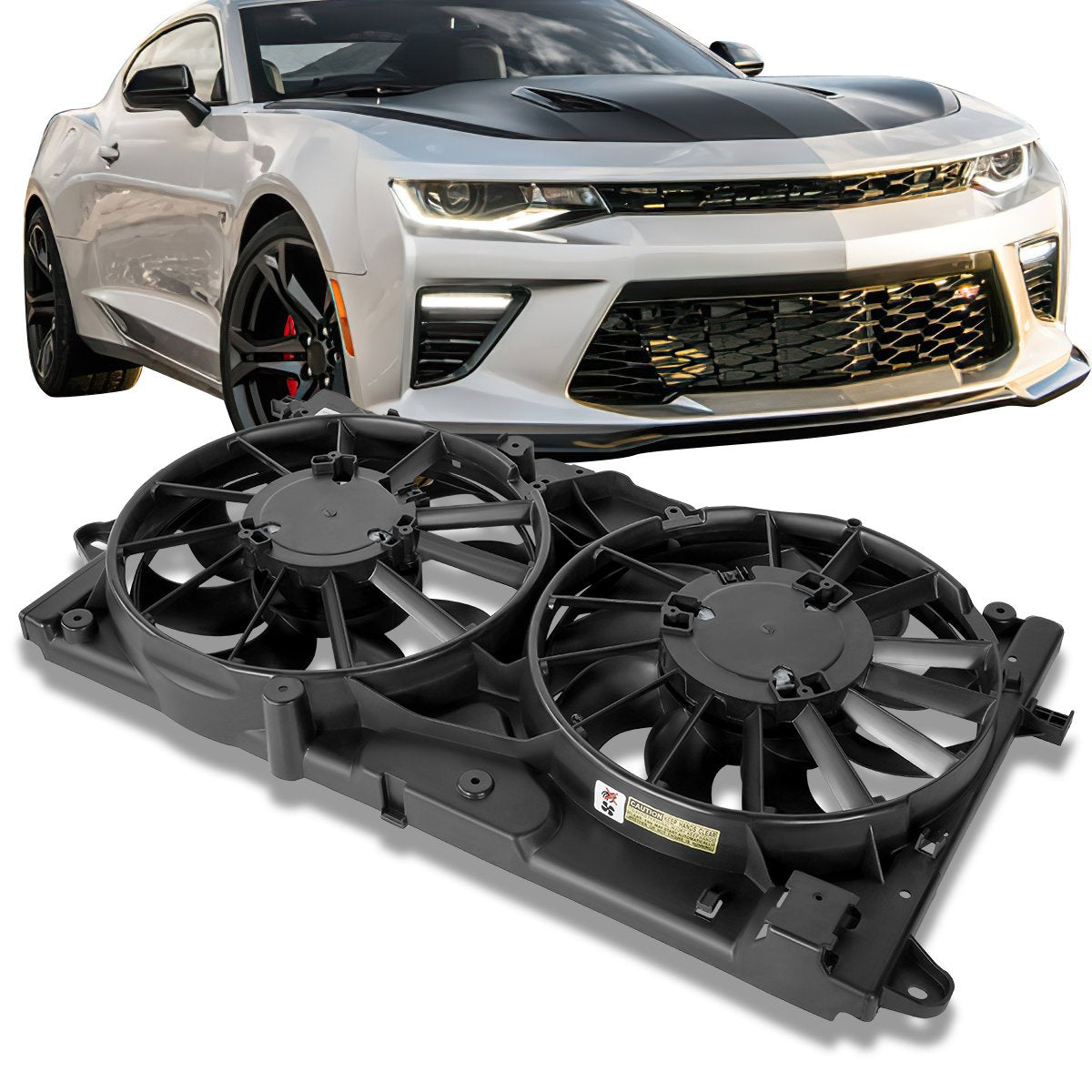 11-17 Buick Regal 14-17 Chevy Impala 3.6L 2.4L Radiator Cooling Fan As ...