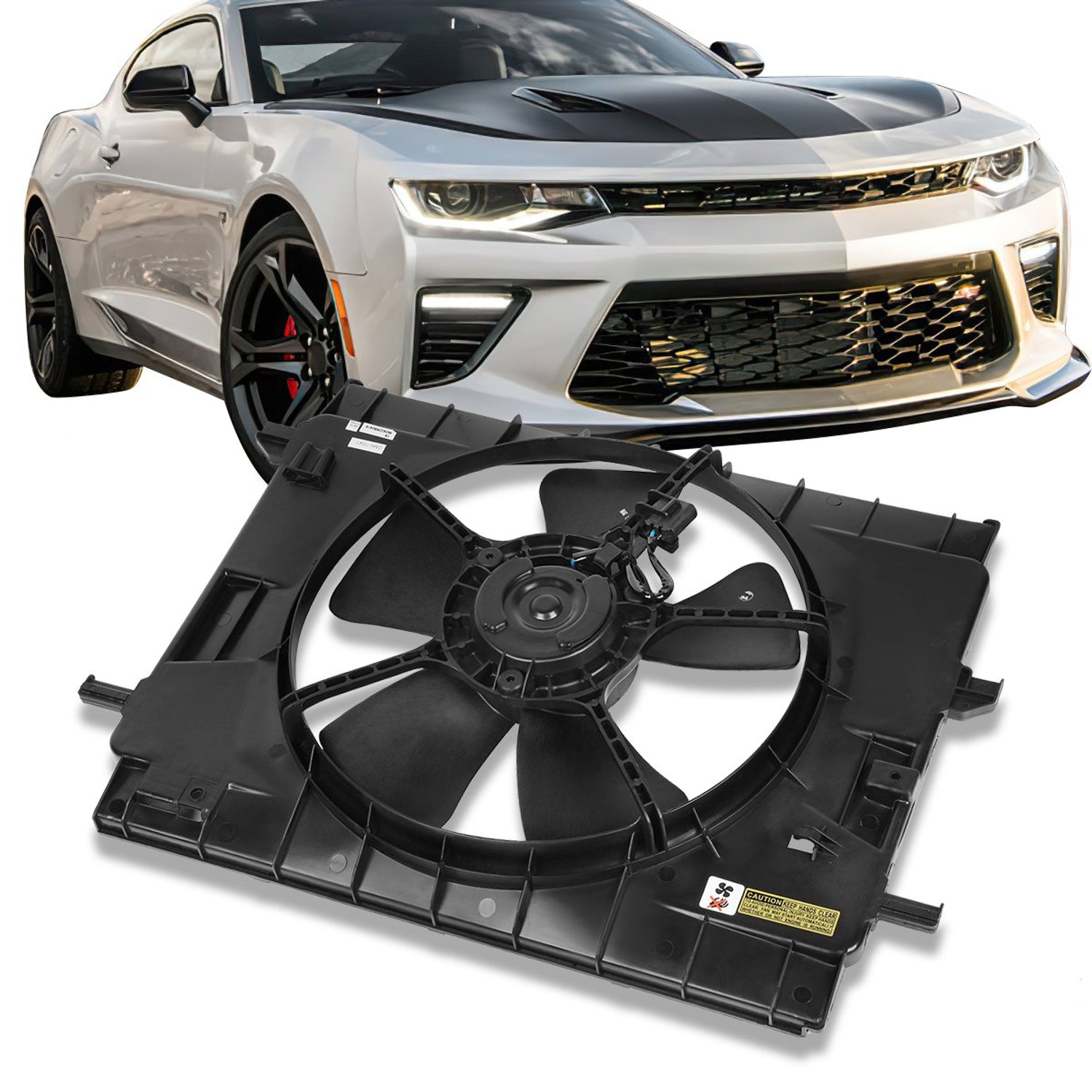 06-11 Chevy Hhr 2.2L 2.4L Radiator Cooling Fan Assembly - GM3115200 ...