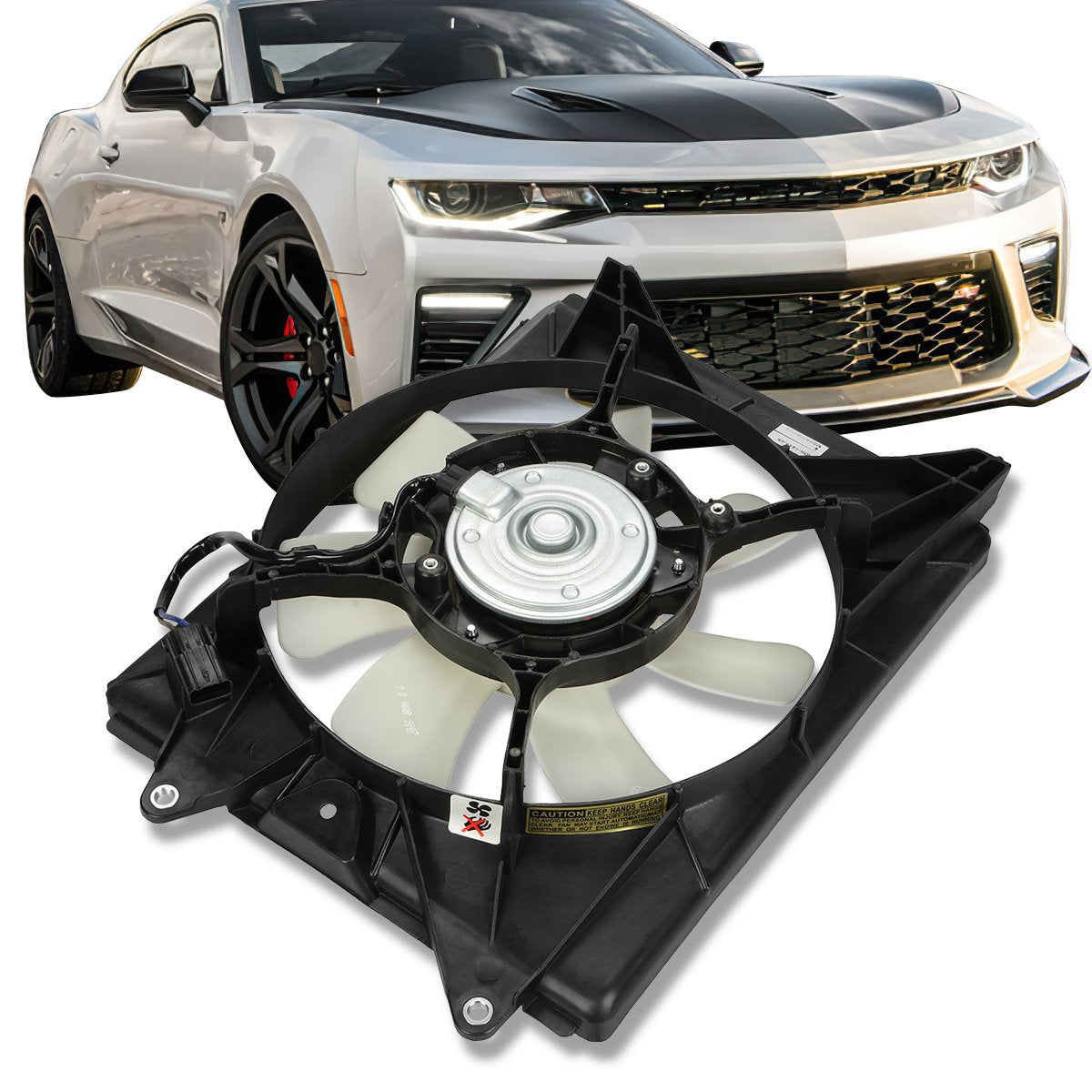 12-15 Honda Civic 13-15 Acura ILX AC Condenser Cooling Fan Assembly ...