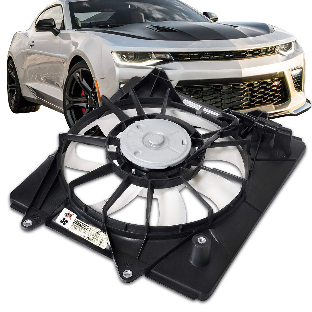 15-19 Honda Fit AC Condenser Cooling Fan Assembly - HO3113135 – CA Auto ...