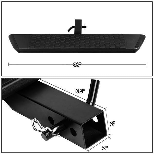 Trailer Tow Hitch Flat Step Board 36 In. W X 5.5 In. L - CA Auto Parts