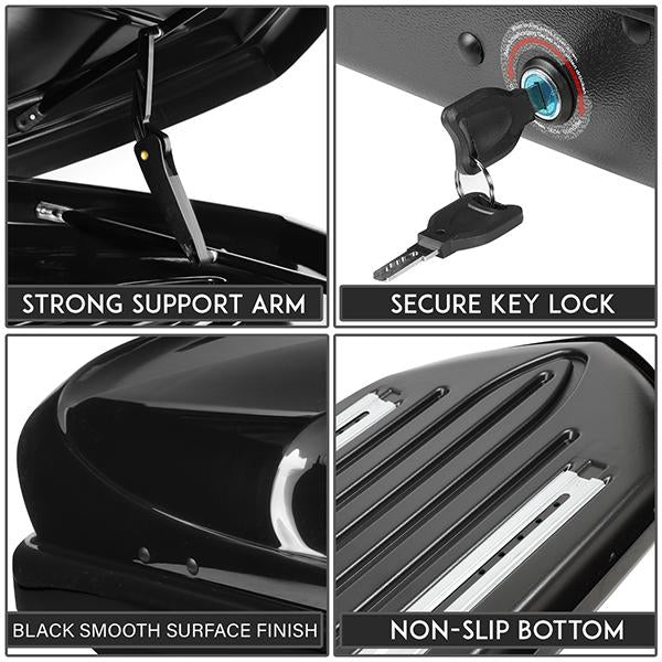 16-19 Buick Envision Roof Cargo Storage Box + Aluminum Cross Bar - CA ...