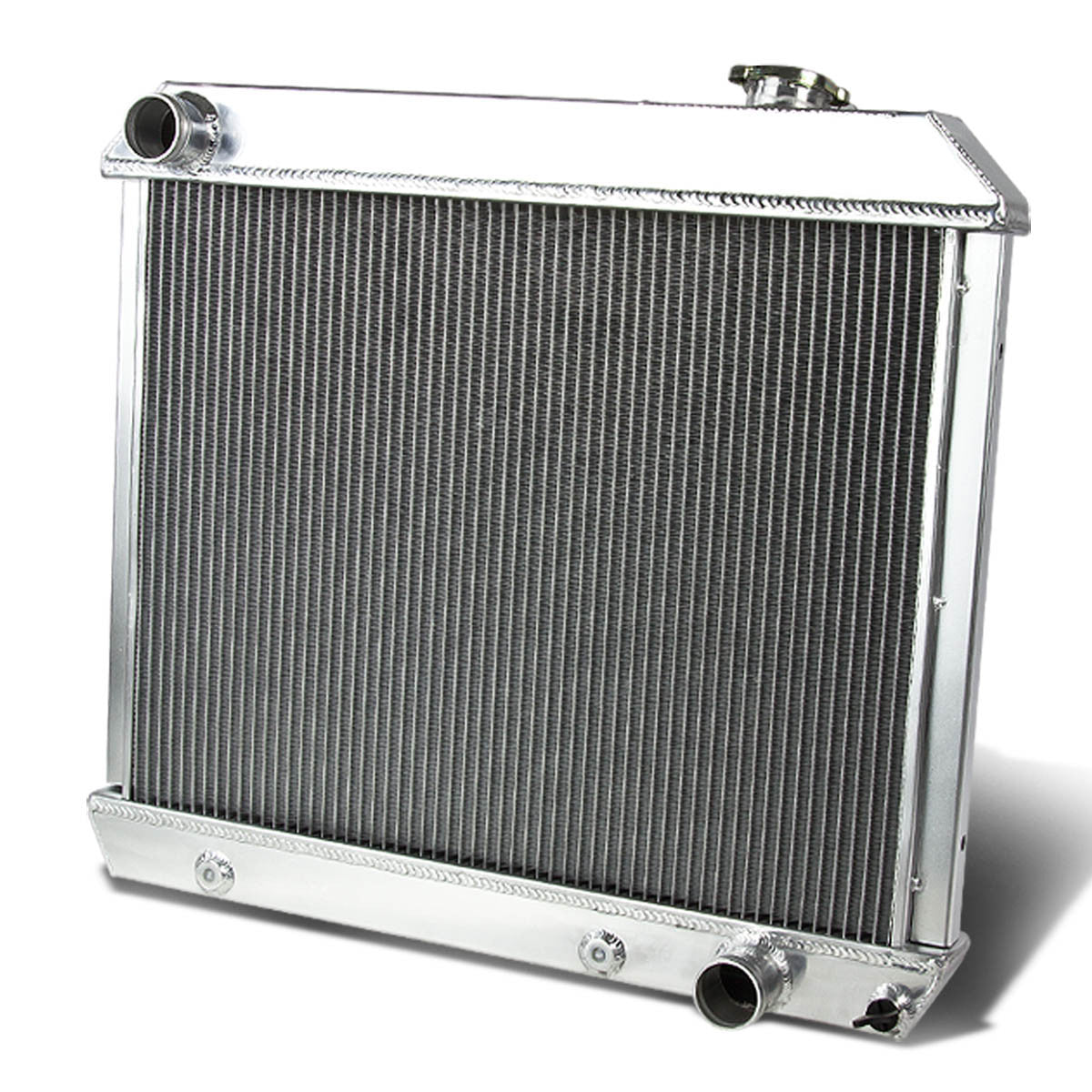 Performance 3-Rows Core Full Aluminum Radiator63-66 Chevy C/K Pickup 6 ...