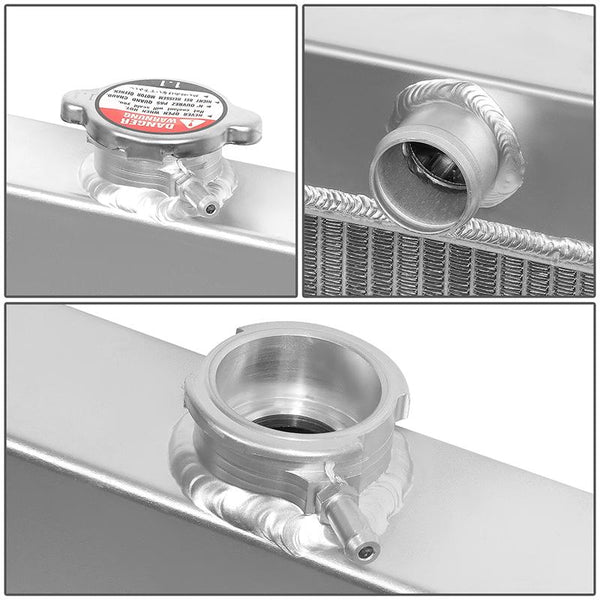 Performance 3-Rows Core Full Aluminum Radiator72-83 Jeep CJ5 76-86 CJ7 ...