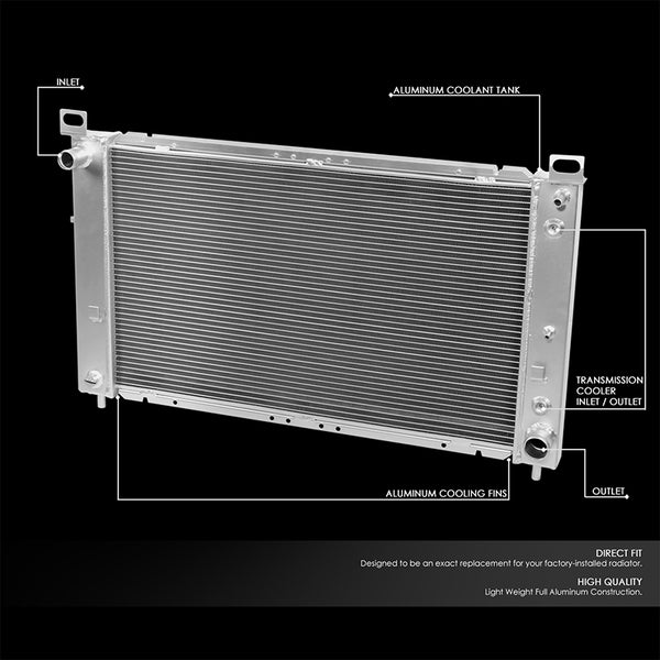 Performance Aluminum Radiator00-07 GMC Yukon, 99-06 Sierra 1500, 2500 ...