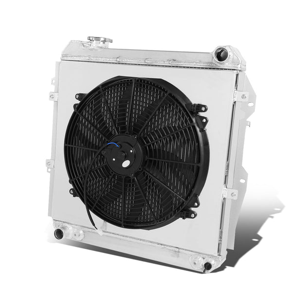 88-95 Toyota Pickup 4Runner 3.0L V6 2-Rows Full Aluminum Radiator+Fan ...