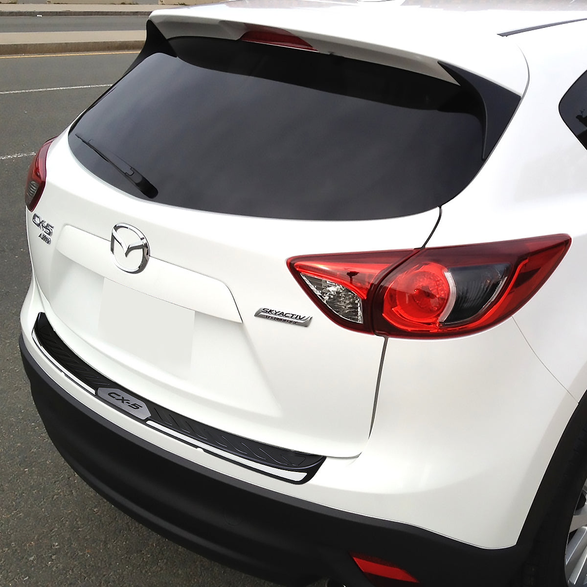 13-16 Mazda CX-5 Chrome Trim Rear Bumper Protector – CA Auto Parts