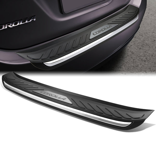14-16 Toyota Corolla Chrome Trim Rear Bumper Protector - CA Auto Parts