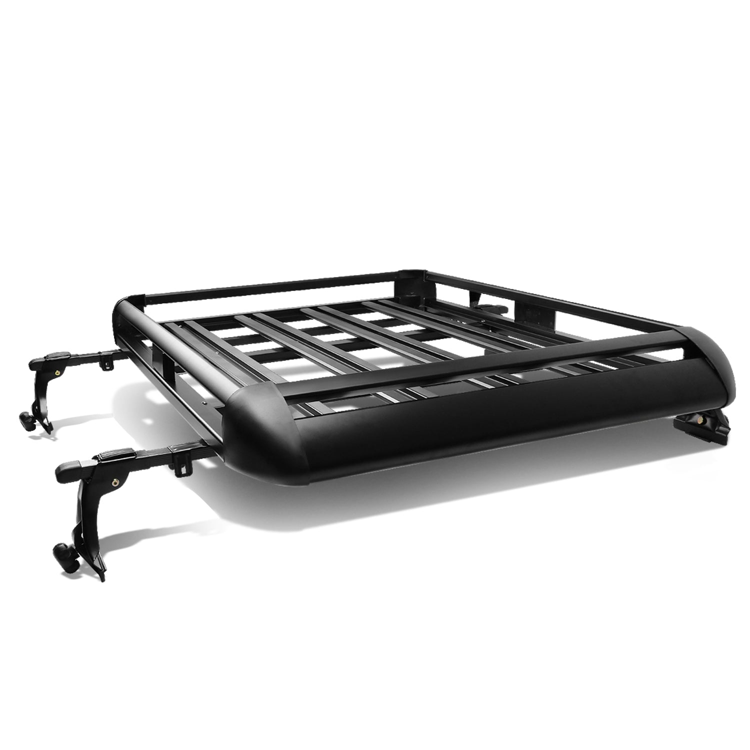 50 in. x 38 in. x 5 in. Aluminum Cargo Storage Roof Rack w/Cross BarUn ...