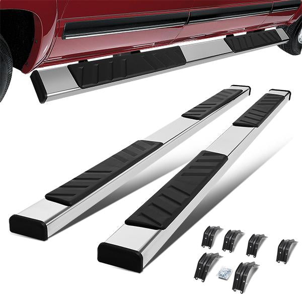 CAAP 5 in. OD Flat Step Bar Running Boards 99-16 Ford F150 F250-F450 ...