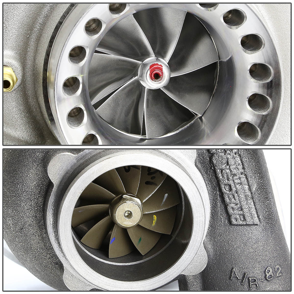 Precision 6062 SP CEA T3 A/R .82 Ball Bearing Anti-Surge Turbo Charger ...