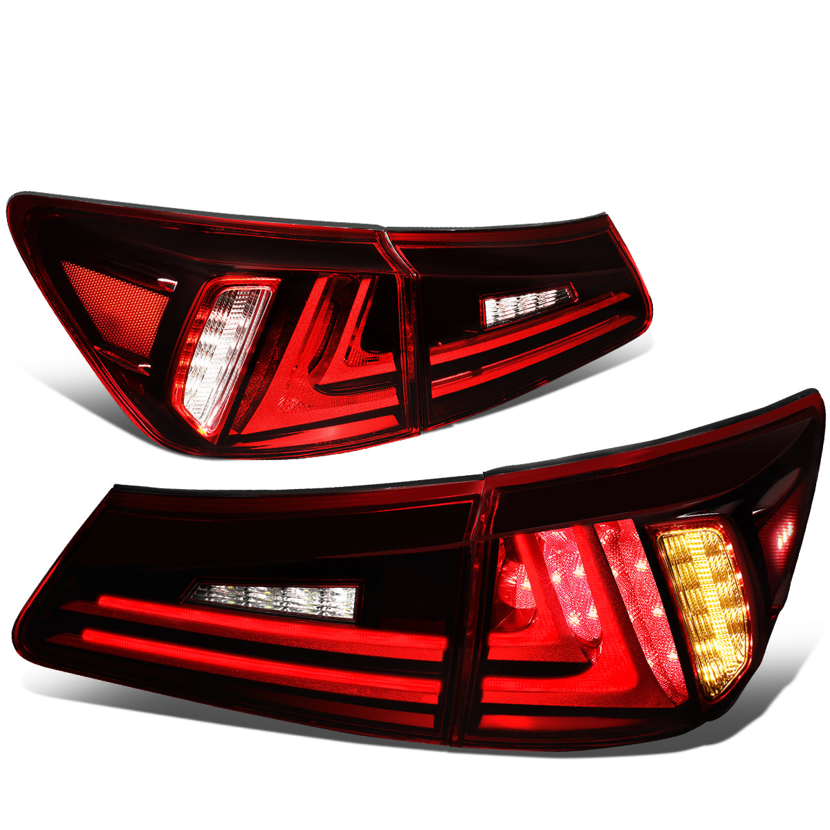 06-13 Lexus IS250 IS350 Base Sedan Full LED Brake/Reverse Tail Lights ...