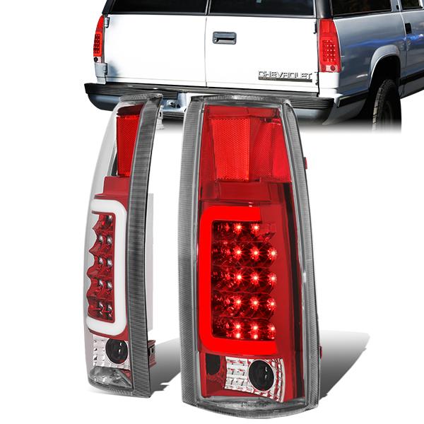 88-00 Silverado C10 C/K 1500-3500 Suburban LED C-Bar Tail Lights – CA ...
