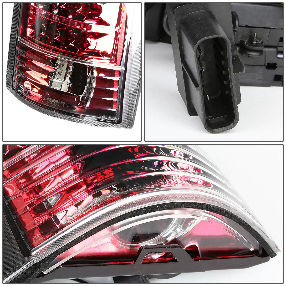 88-00 Silverado C10 C/K 1500-3500 Suburban LED Tail Lights (Chrome ...