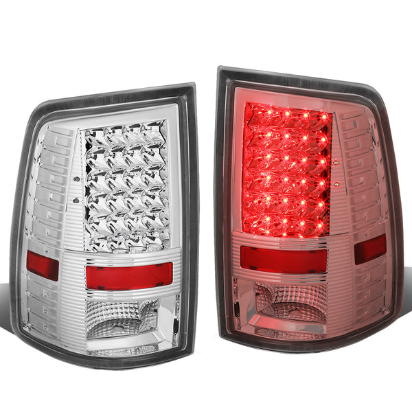 09-17 Dodge Ram 1500 2500 3500 LED Rear Brake Tail Lights - Chrome - CA ...