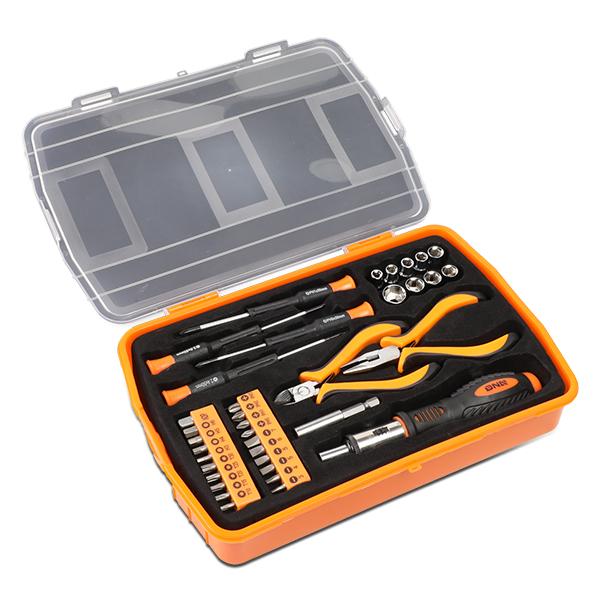 37 Pcs Repair Hand Tool Combination Kit Screwdriver/ Bit Driver/ Bit S ...