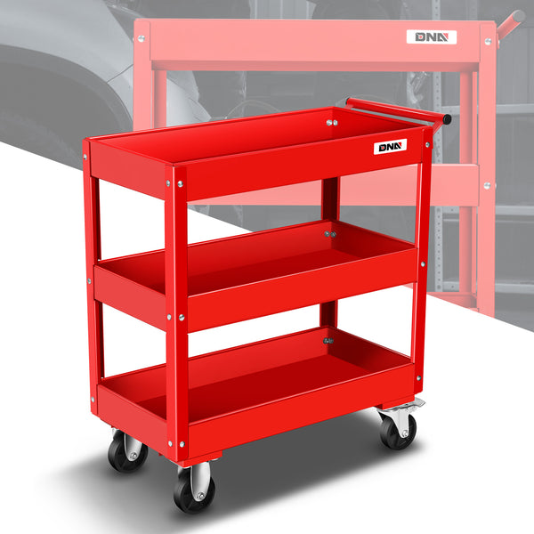 3-Layer Steel Utility Service Cart 28.3L x 14.1W x 32.28 in. H - CA ...