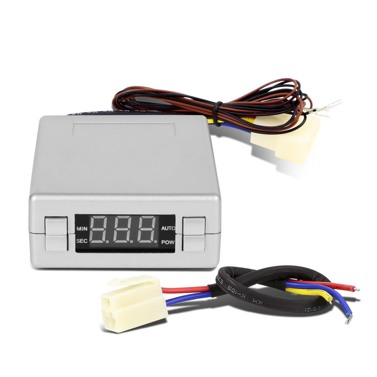 Universal Box Style Programmable Cool Down Idle Turbo Timer Kit - Silv ...