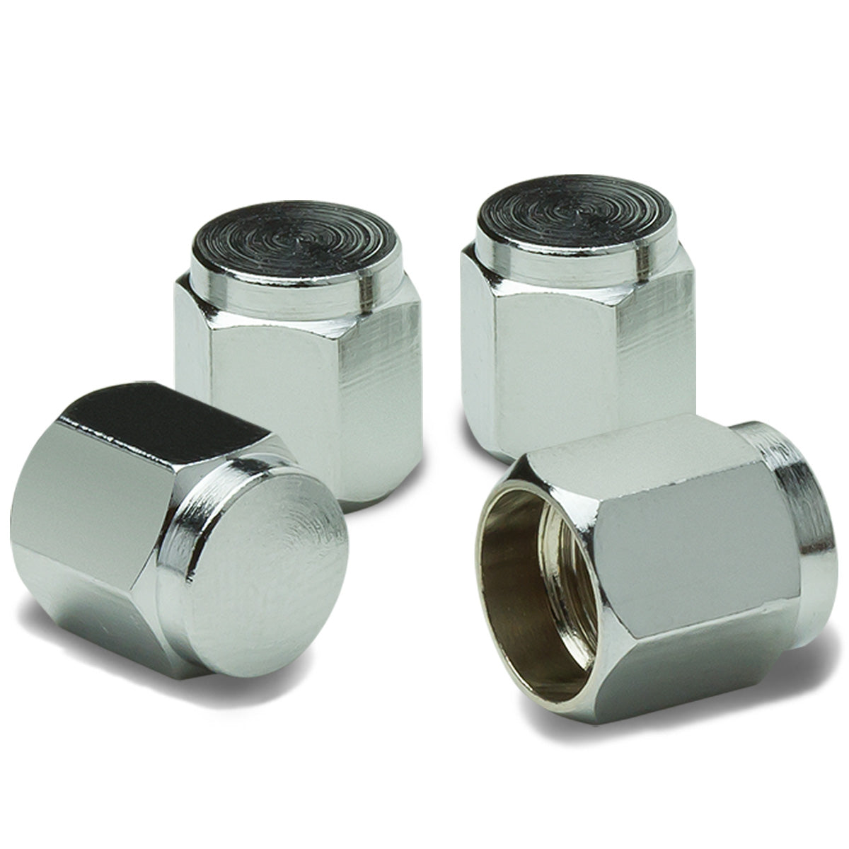 4PCS Aluminum Hexagonal Tires Stem Caps [A Variety of Color Options ...