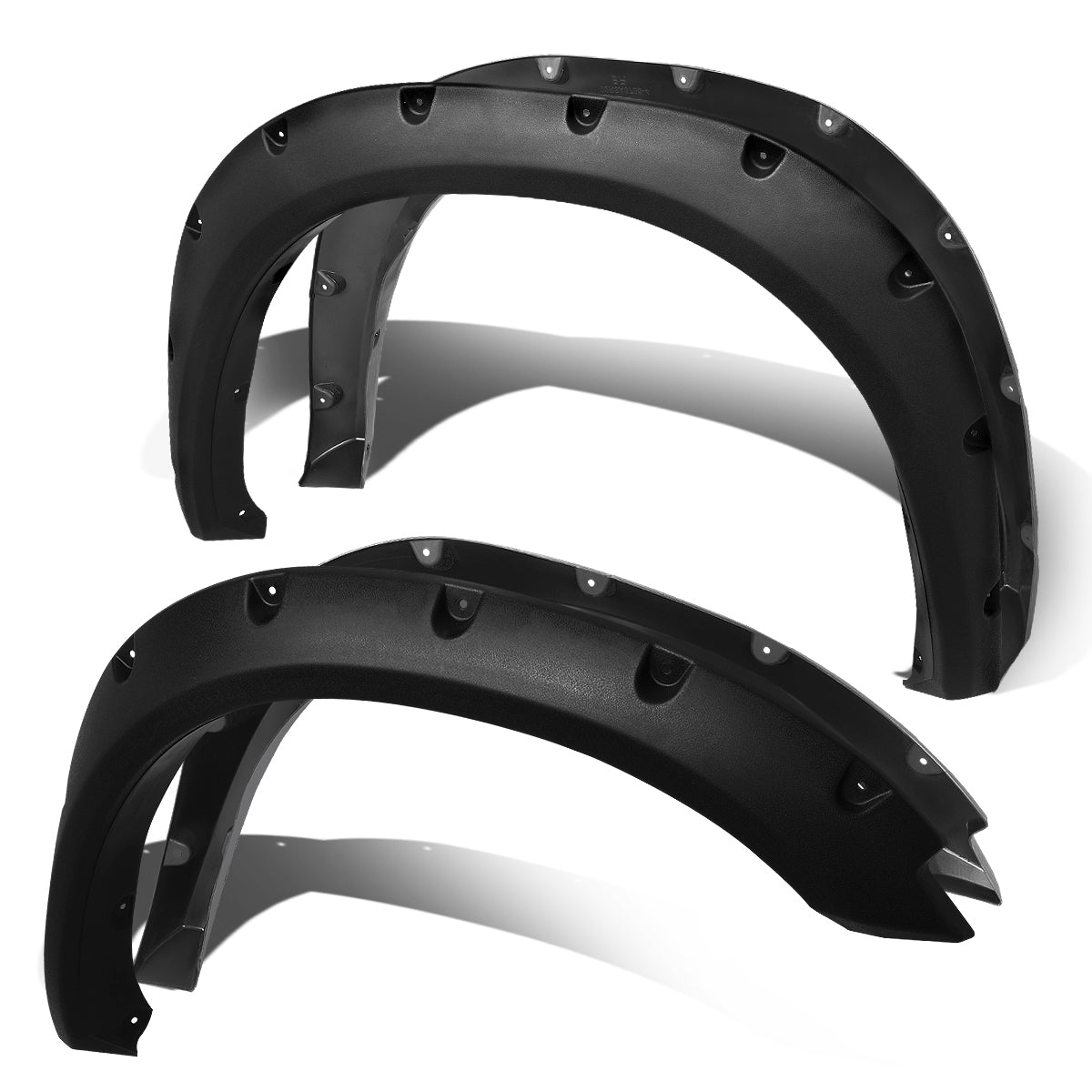 Pocket Style Matte Fender Flares09-18 Dodge Ram 1500, 19-23 Classic ...