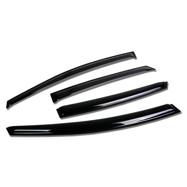 12-16 Ford Focus Tape-On Wind Deflectors Window Visors - CA Auto Parts