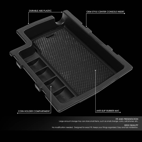 Center Console Organizer Insert Tray w/Silicone Mats13-17 Subaru Cross ...